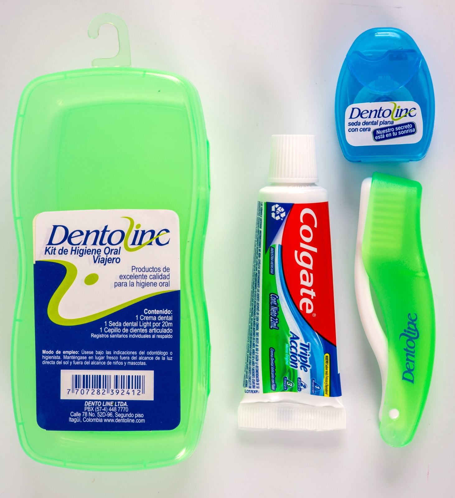 Kit de higiene oral viajero